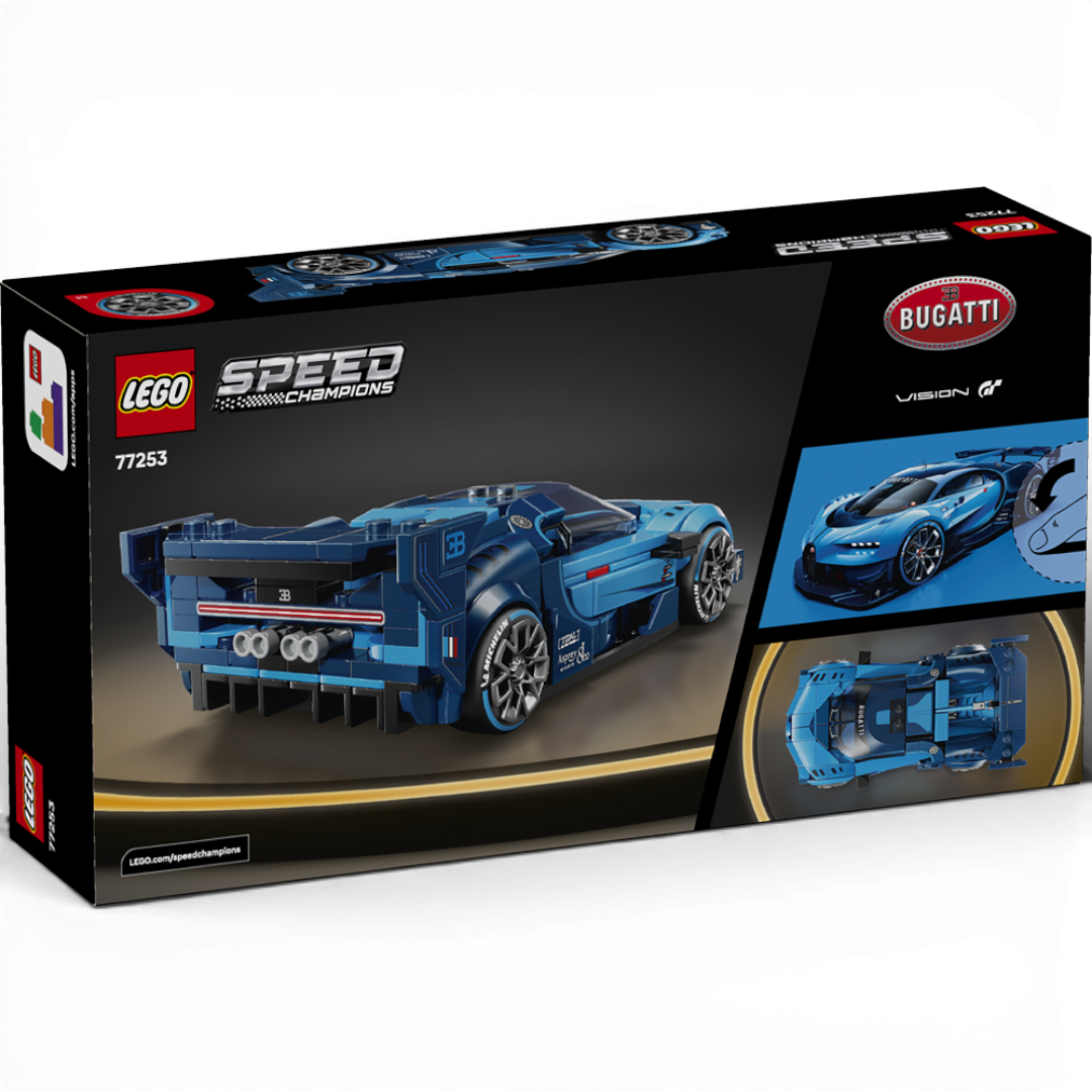 Lego 77253 Bugatti Vision Gran Turismo set sportivo da collezione ...